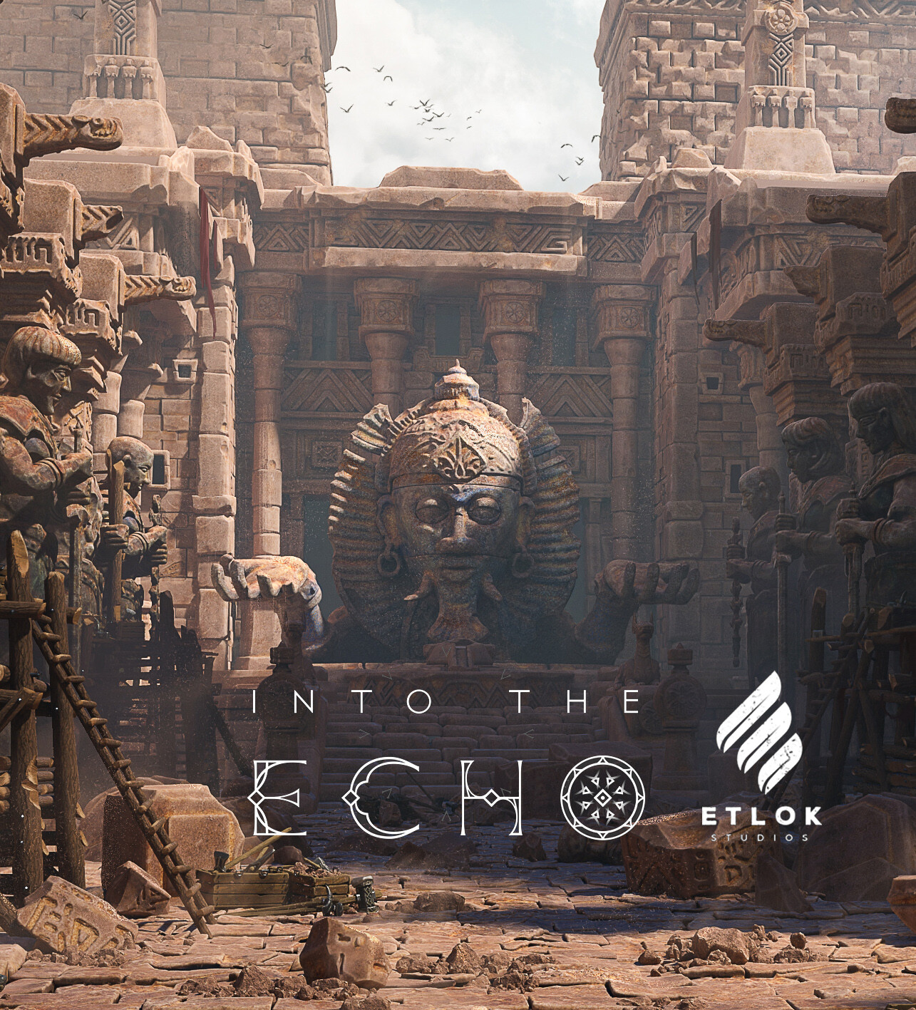 ArtStation - INTO THE ECHO_Temple of Ruin