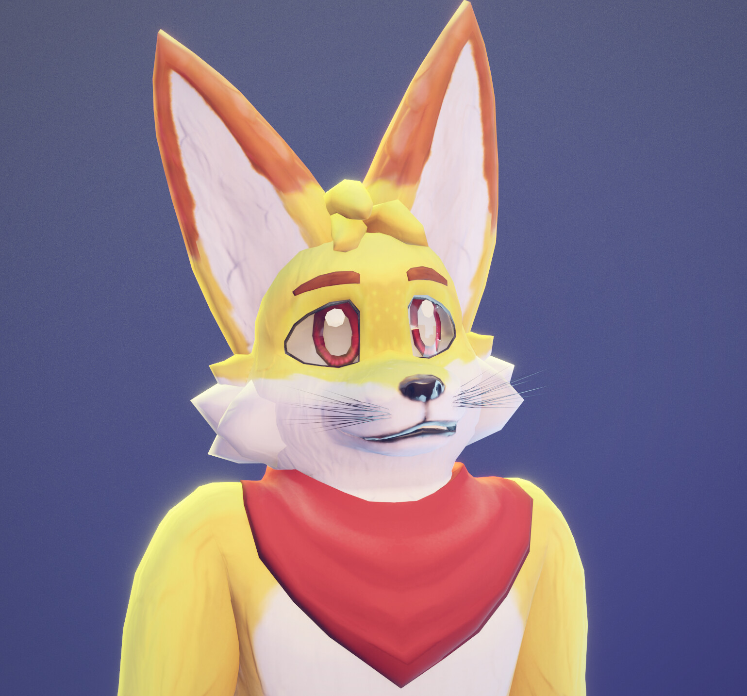 Artstation Stylized Fox Game Character