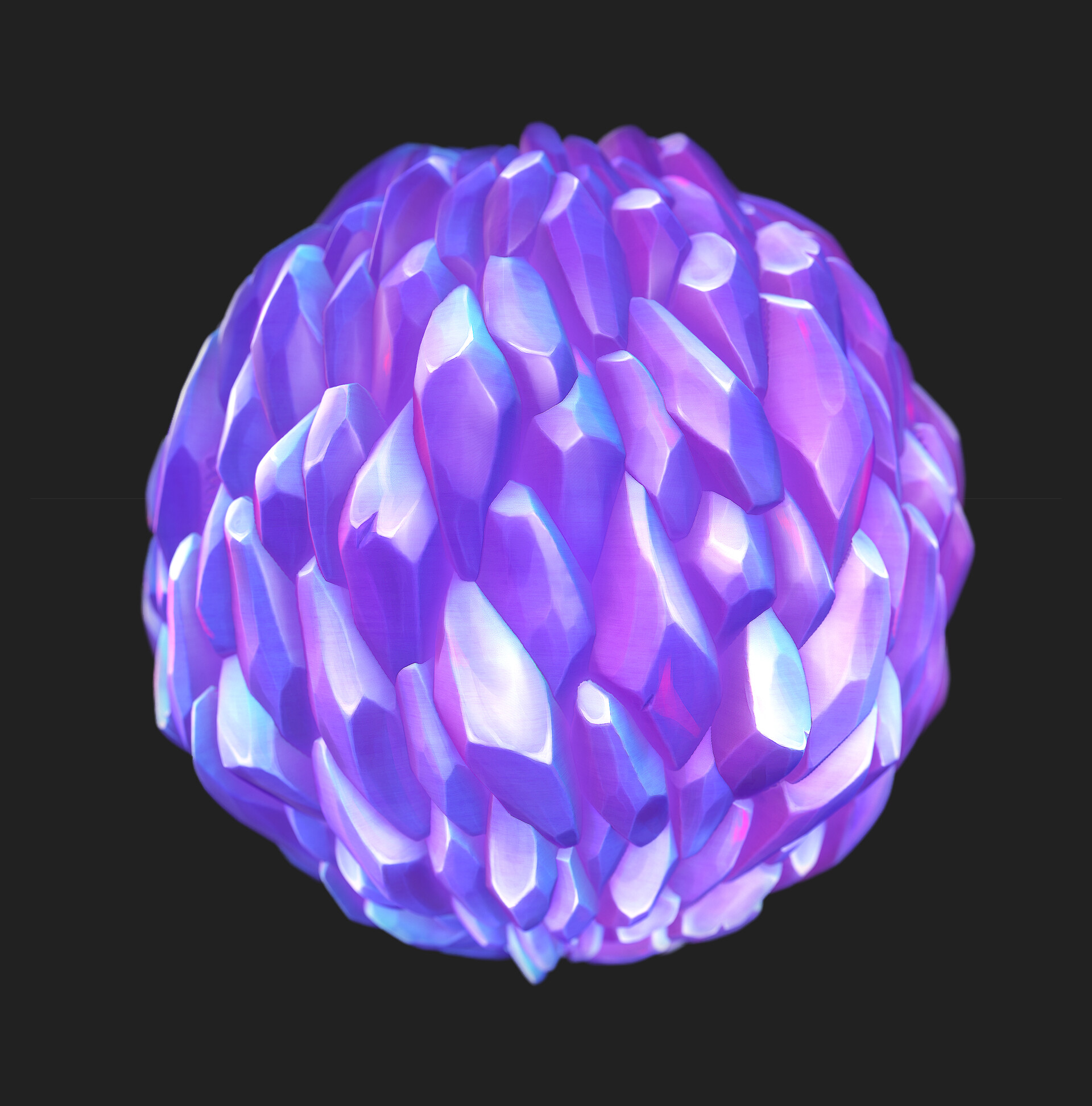 ArtStation - Stylized Crystal Material