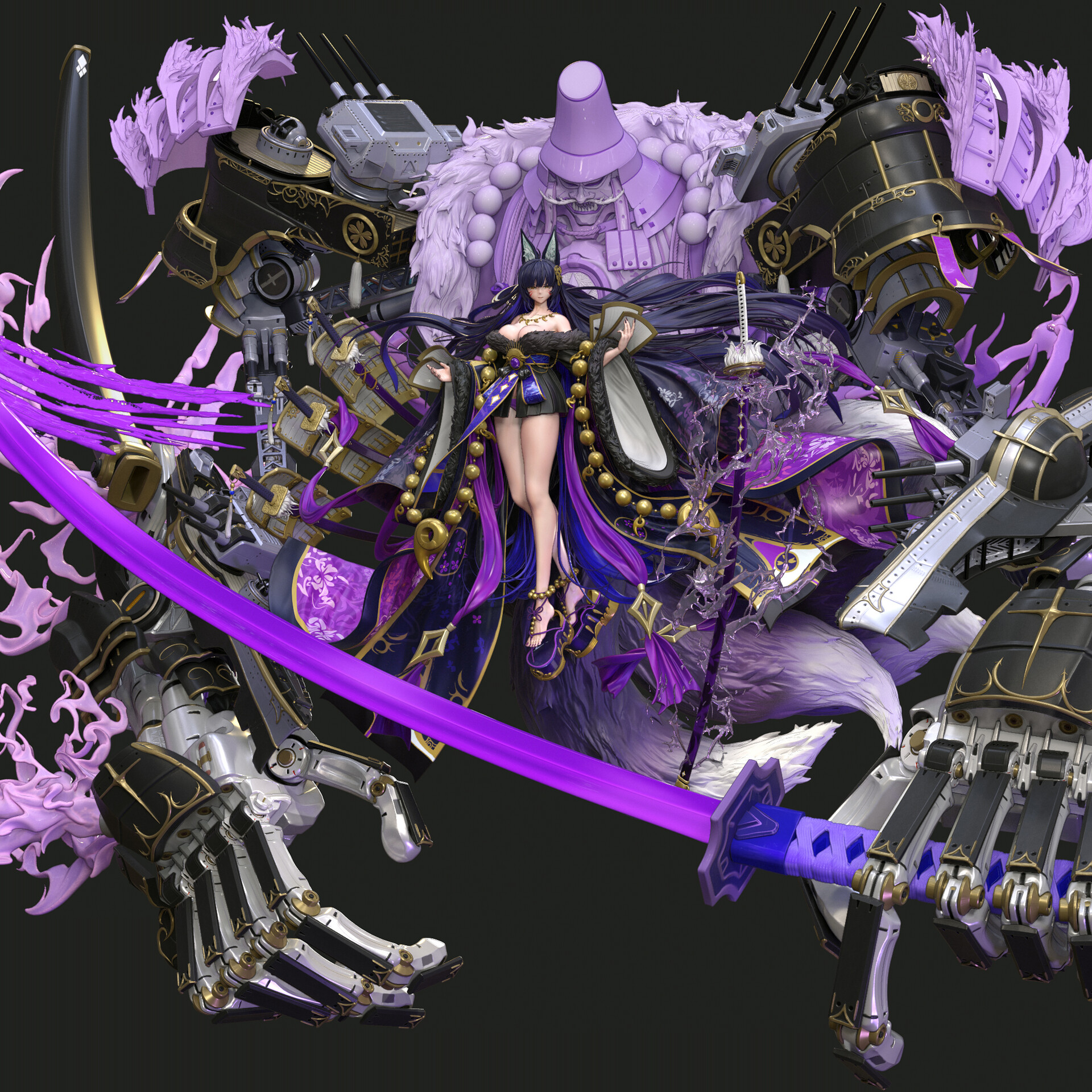 ArtStation - Azur Lane - Musashi