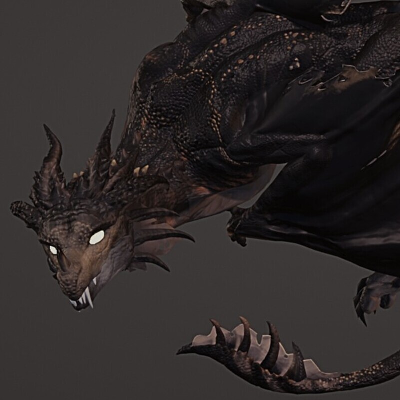 ArtStation - Military dragon rigging