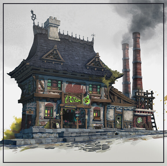 ArtStation - Potion Shop