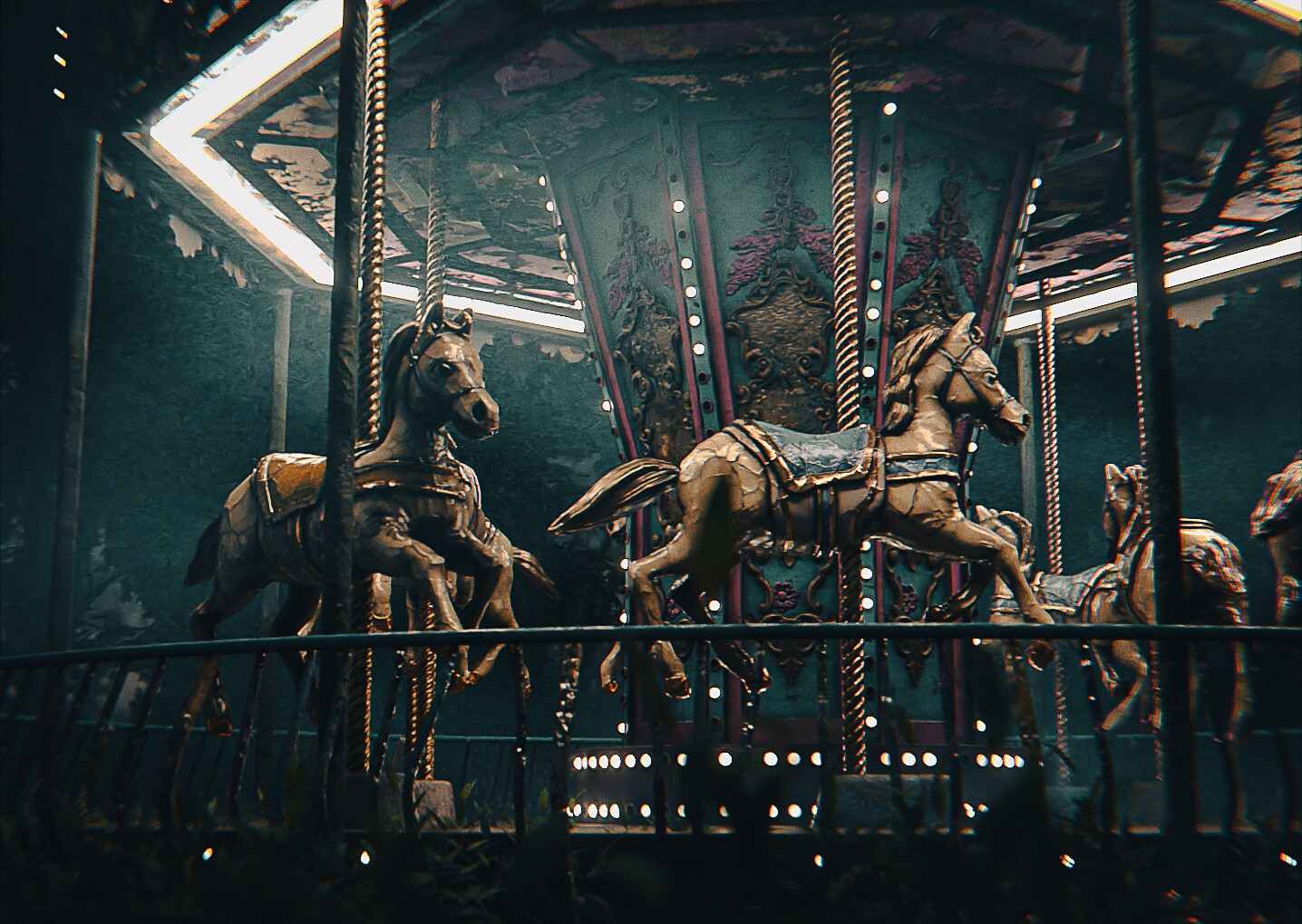 ArtStation - Spooky carousel - animation