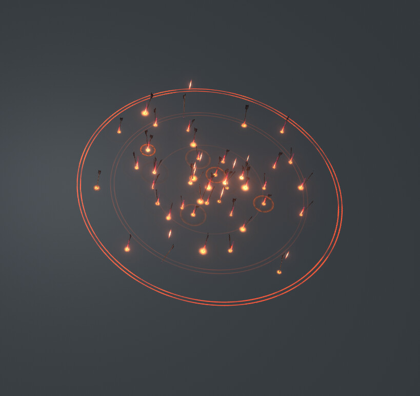 ArtStation - Fire arrows AOE