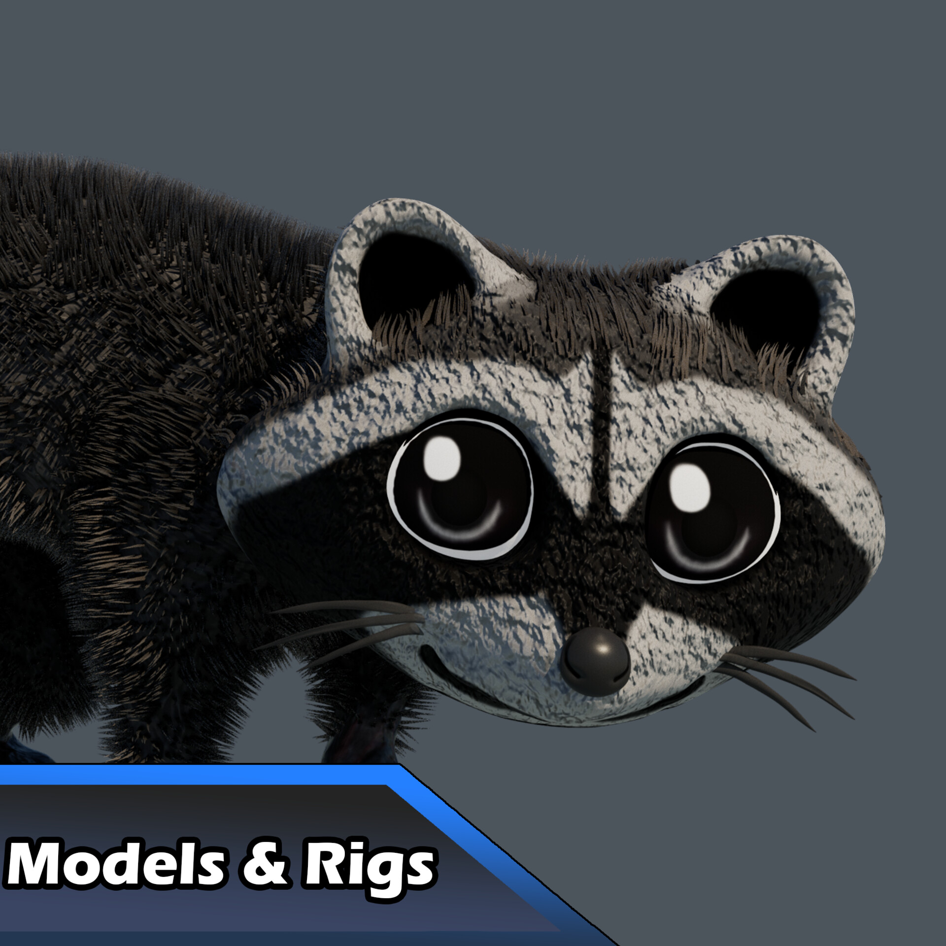 ArtStation - Raccoon - Model