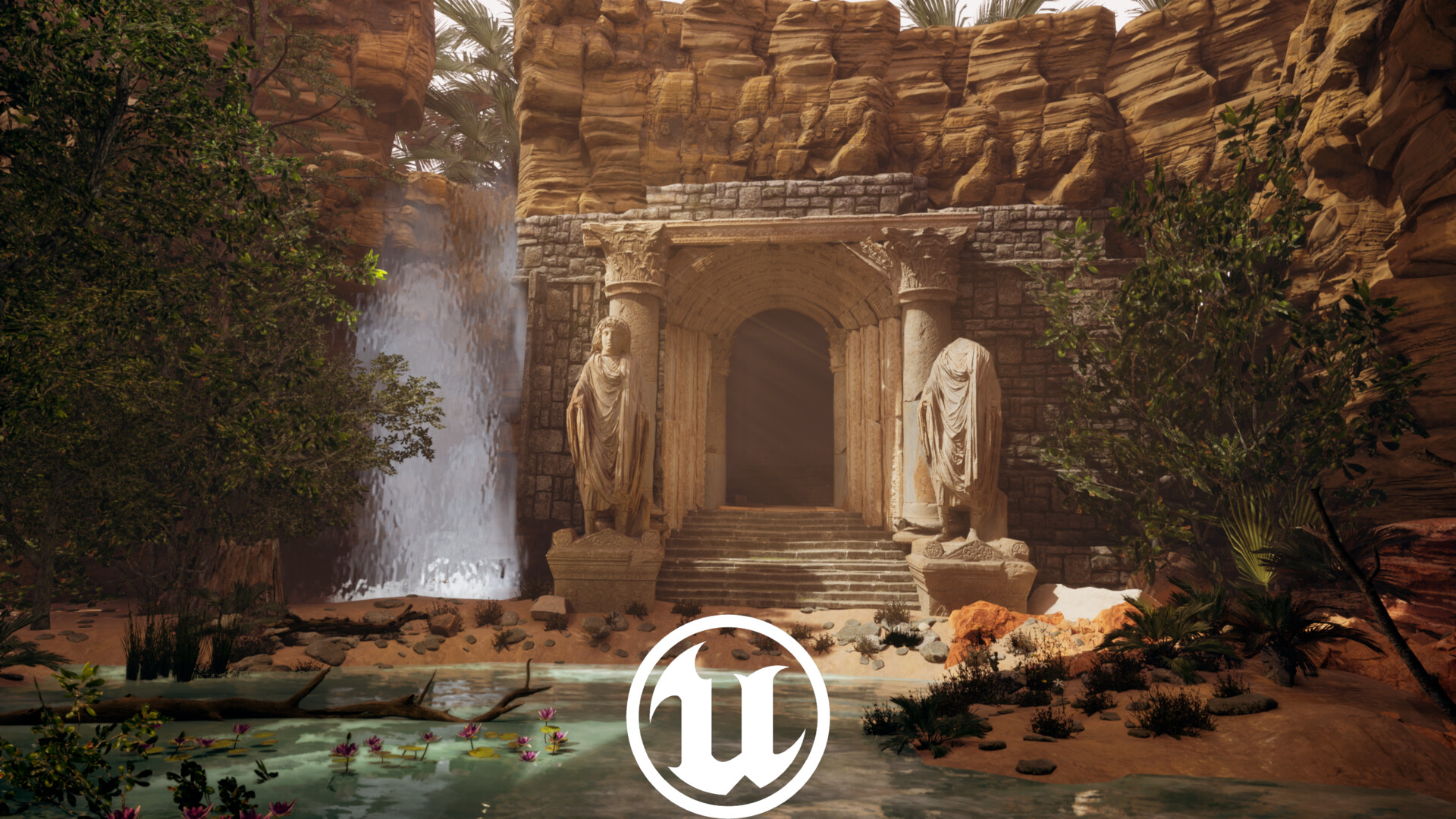 ArtStation - Temple scene