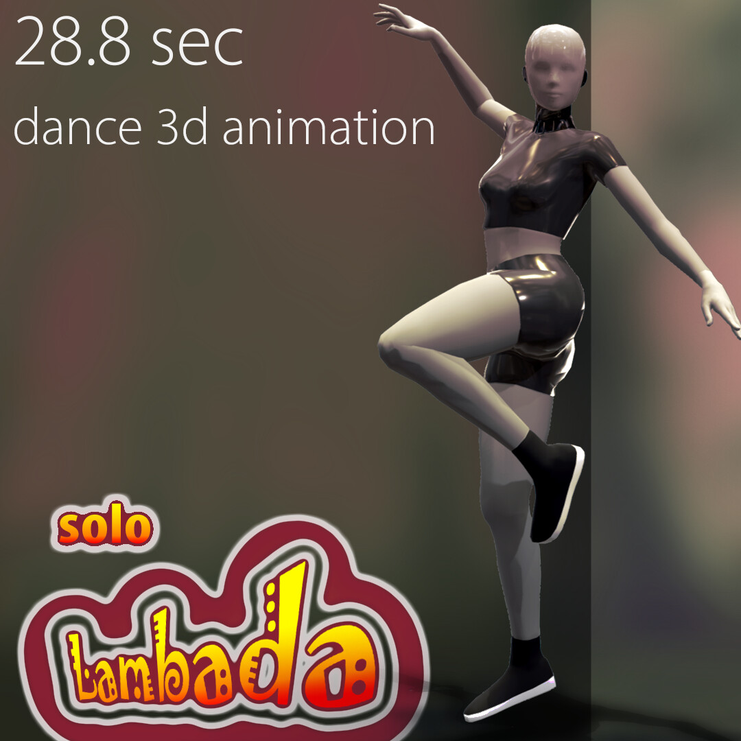 ArtStation - A&M: Lambada solo - dance animation (120 bpm)