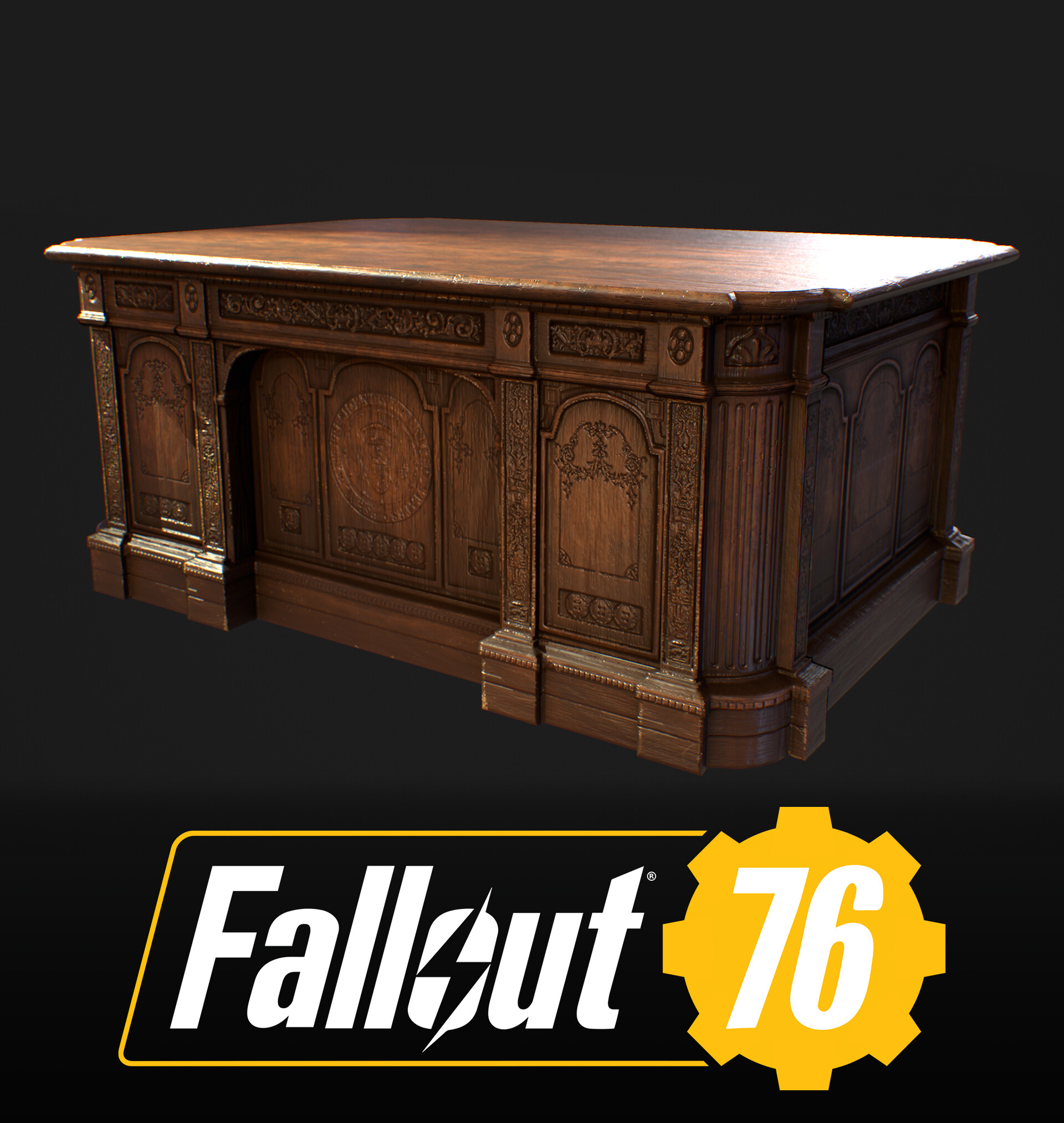 ArtStation - Fallout 76: Presidential Desk