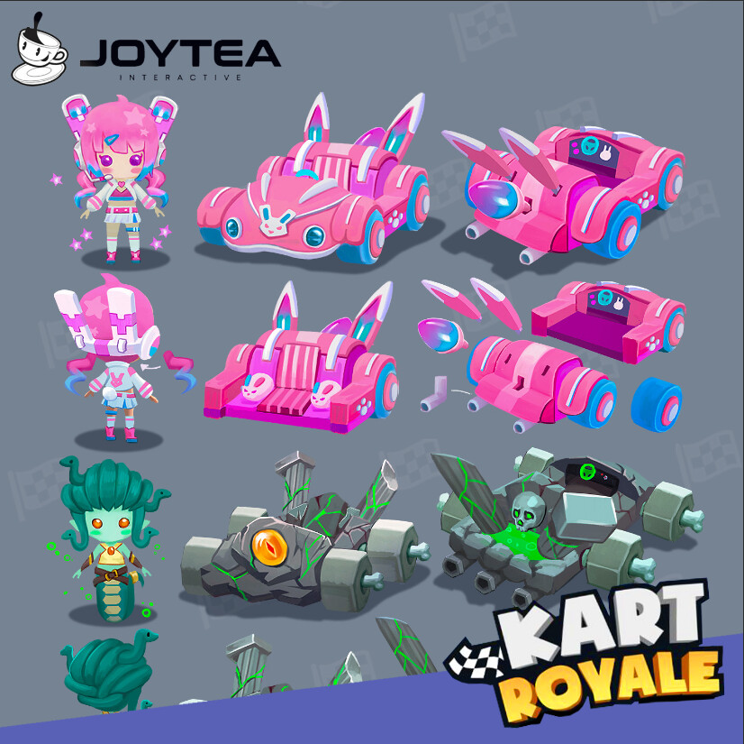 ArtStation - Kart Royale ! | Legendary & Mythic Tier Character & Kart Cosmetic