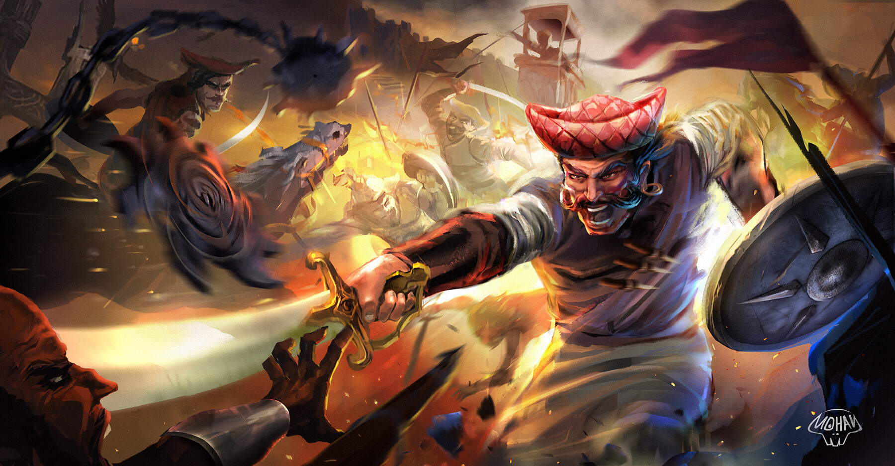 ArtStation - Indian warrior Tanaji