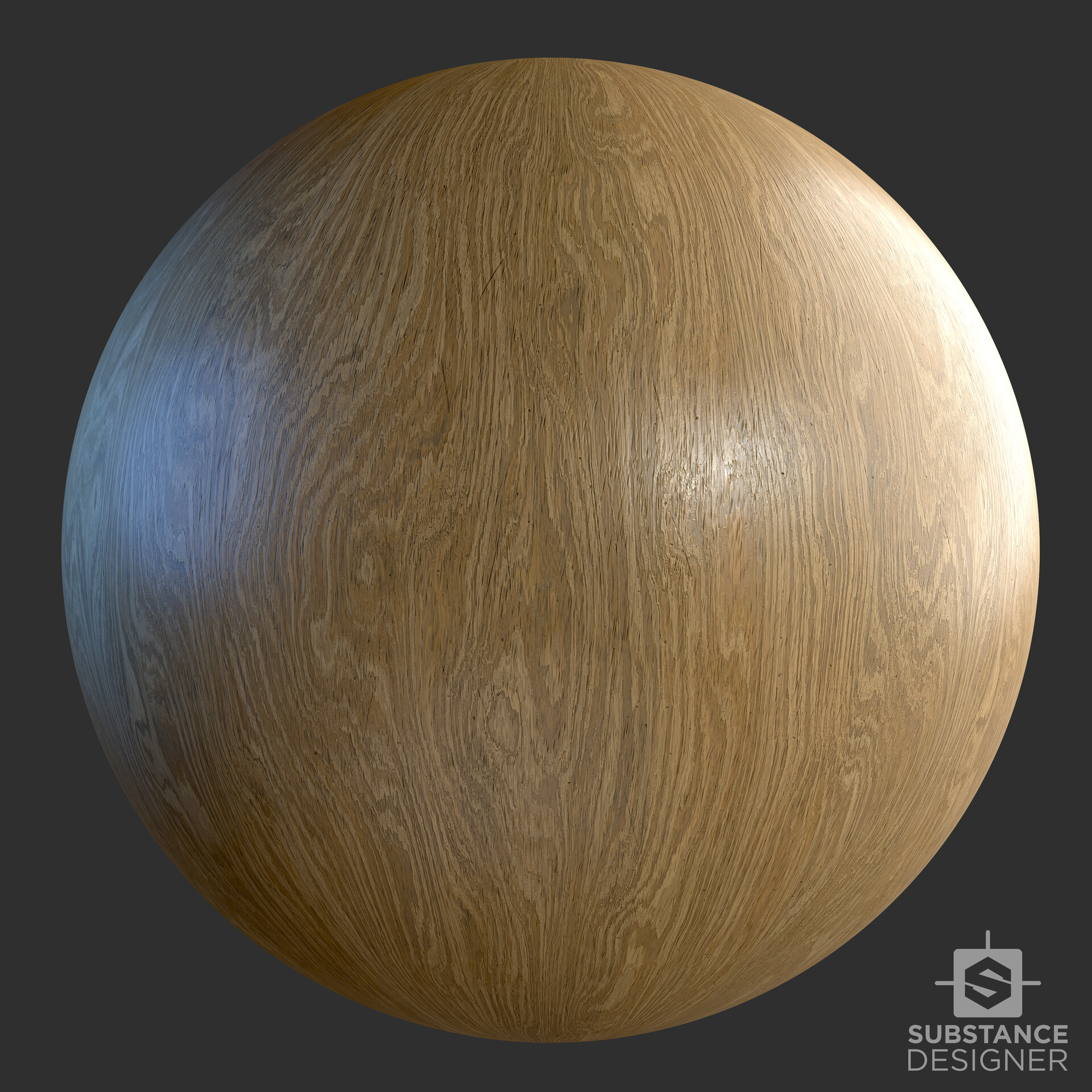 ArtStation - Oak Wood/Substance Designer