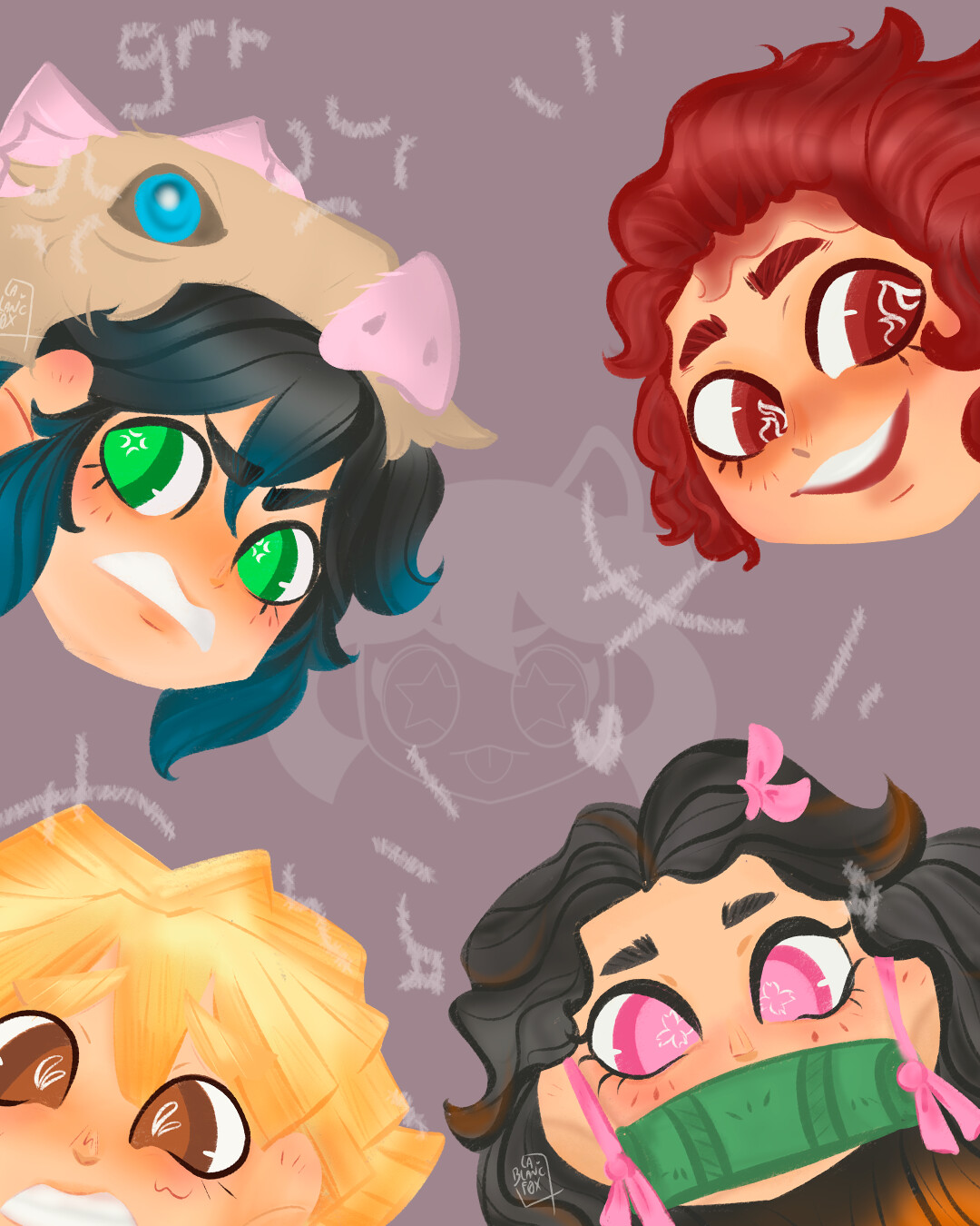 ArtStation - KNY - chibi