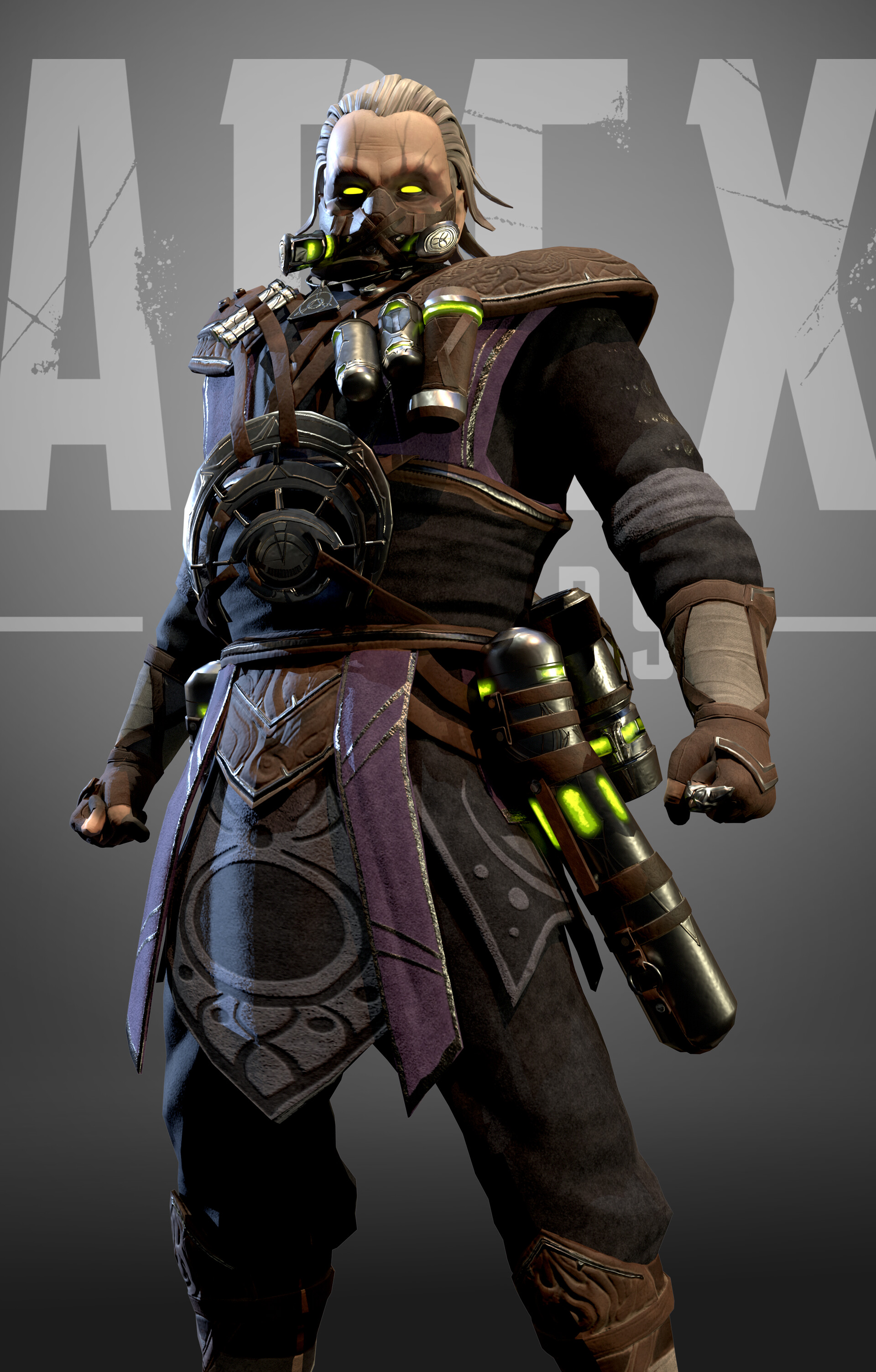 ArtStation - Apex Legends: Caustic Mage skin