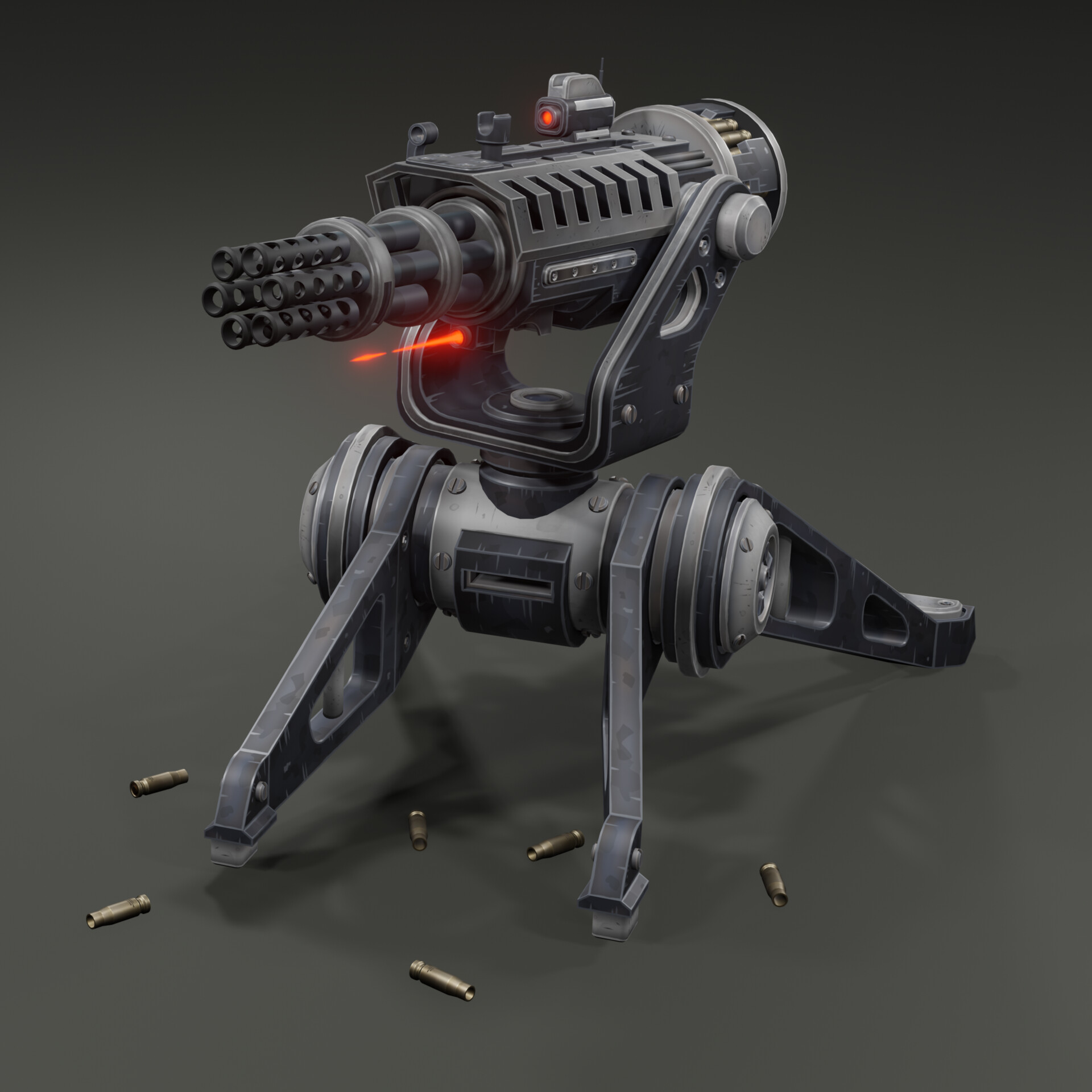 ArtStation - Stylized turret