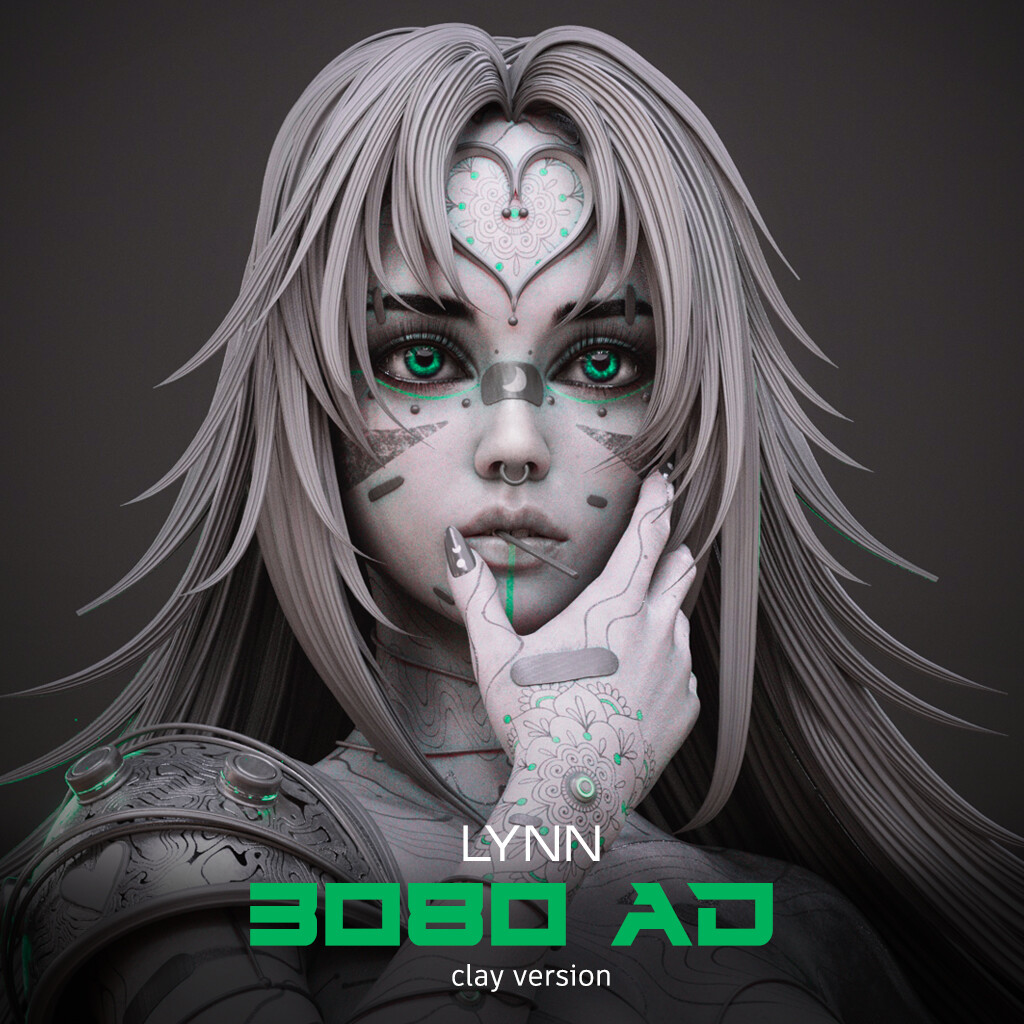 ArtStation - LYNN / 3080 AD / CLAY Version