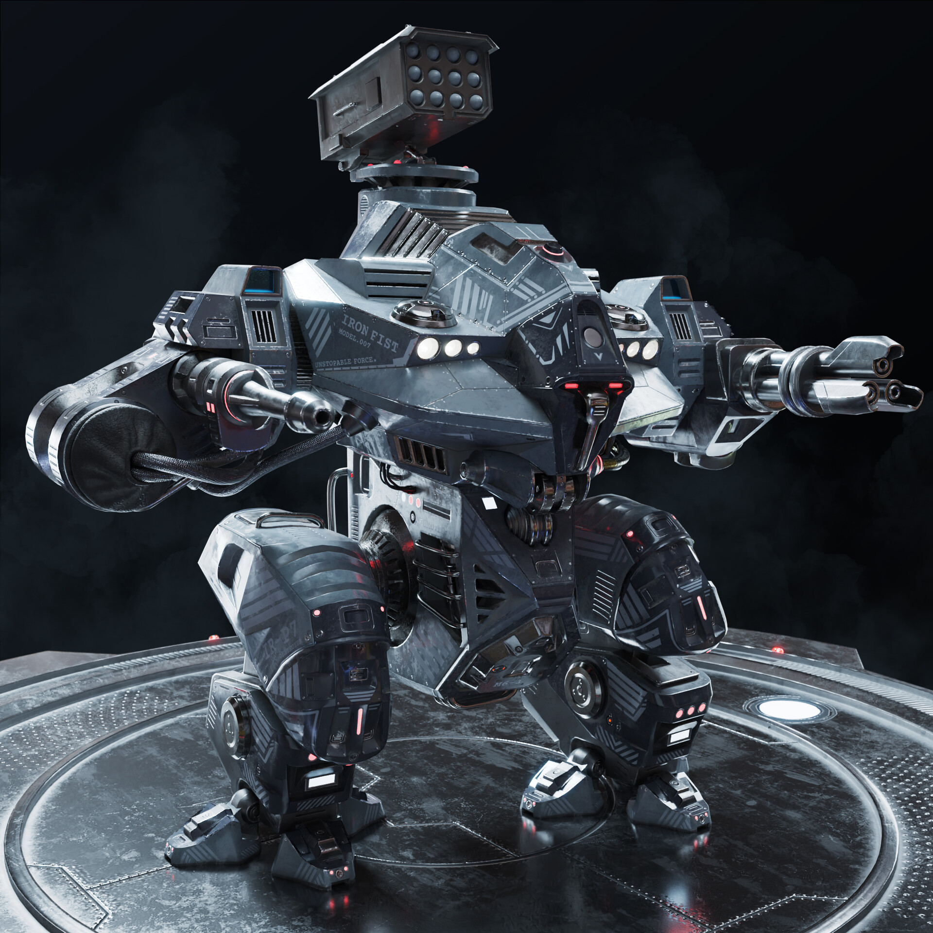 ArtStation - Game ready Mech character