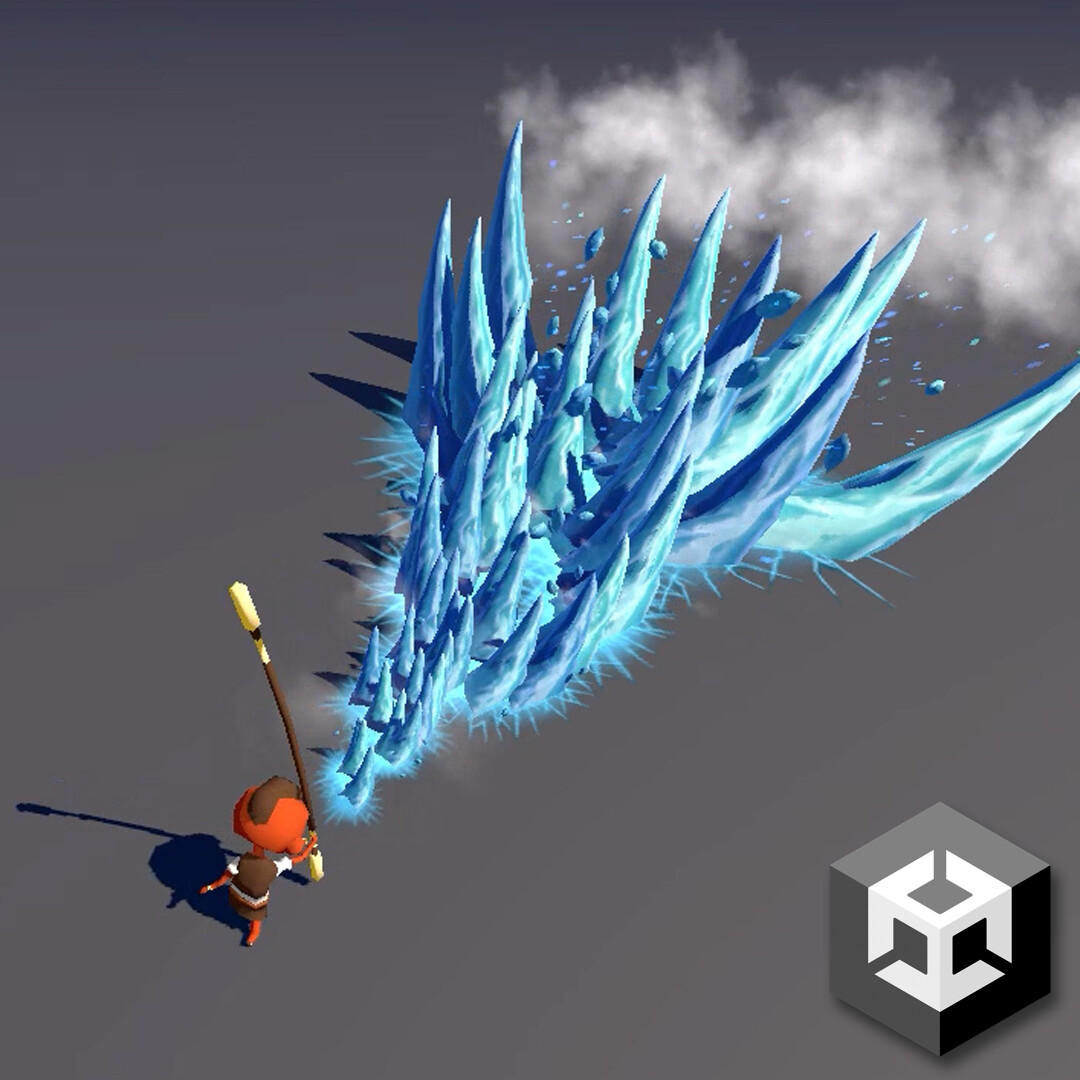 ArtStation - Frozen Spikes Effect (Unity)