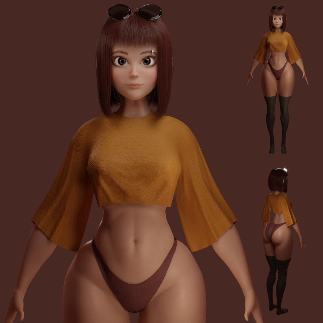 ArtStation - Blender - Girl