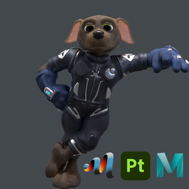 ArtStation - Promotional Character - Texturing and Animation