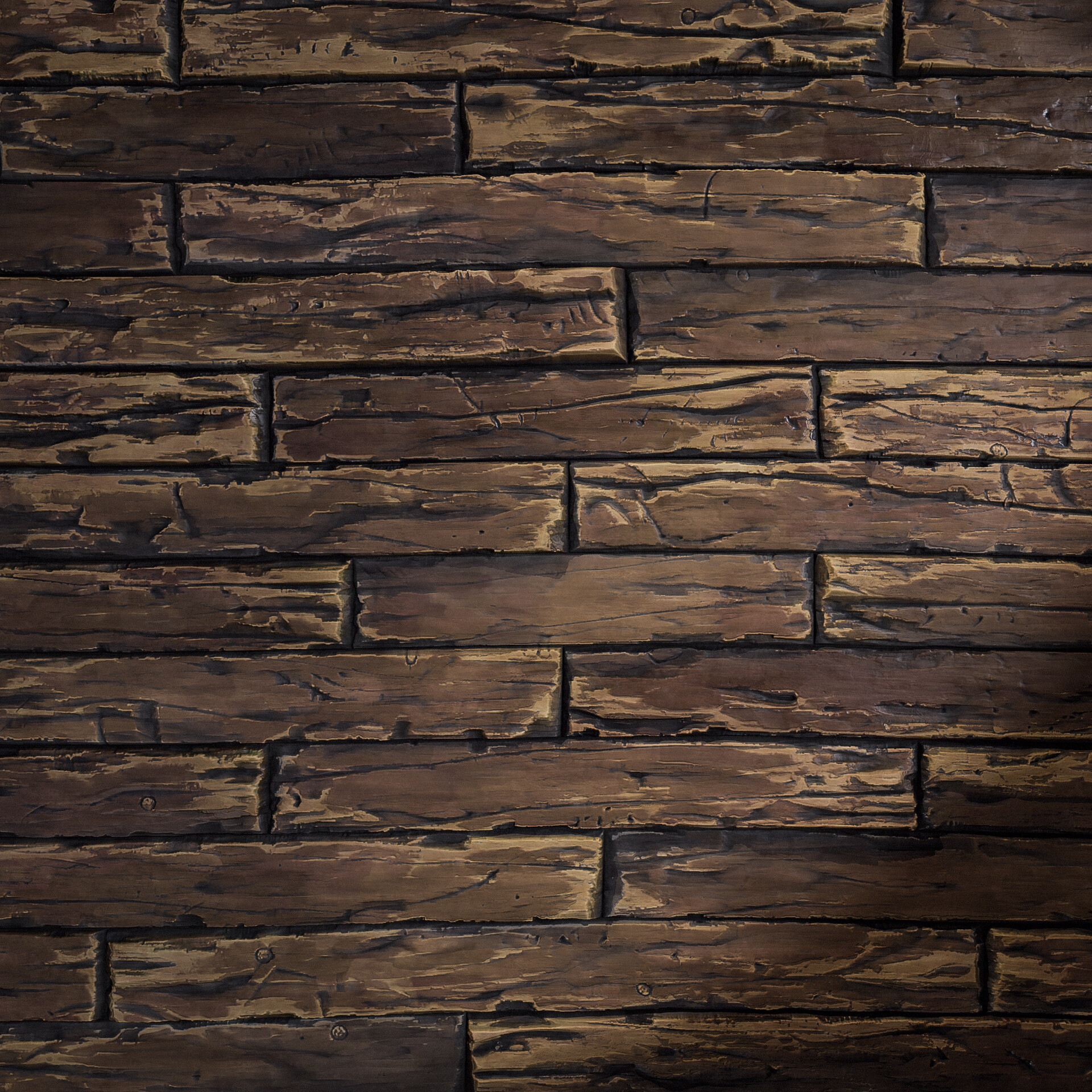 ArtStation - Stylized Pirate Planks - Substance Designer
