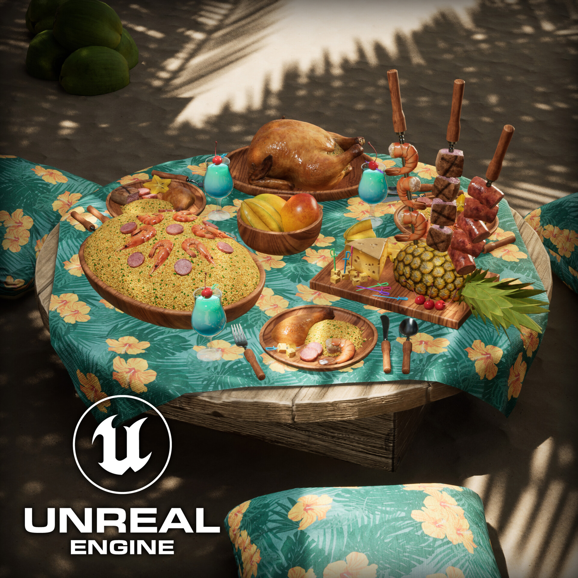 ArtStation - Tropical Beach Environment