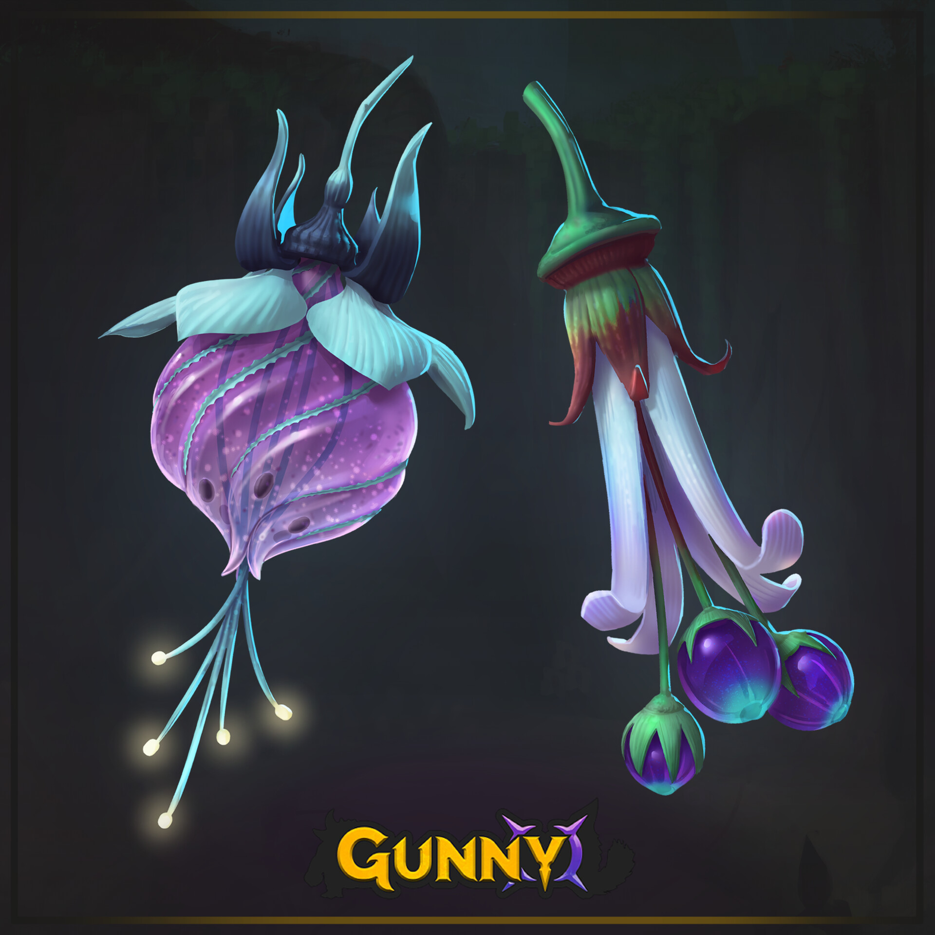 ArtStation - props fruits gunny game