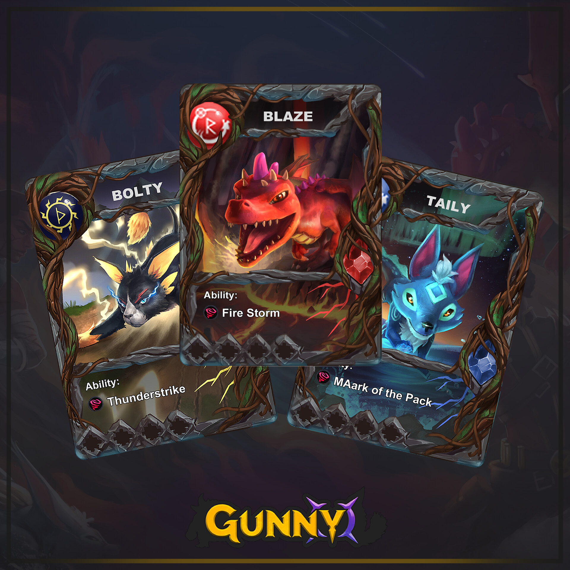 ArtStation - cards gunny