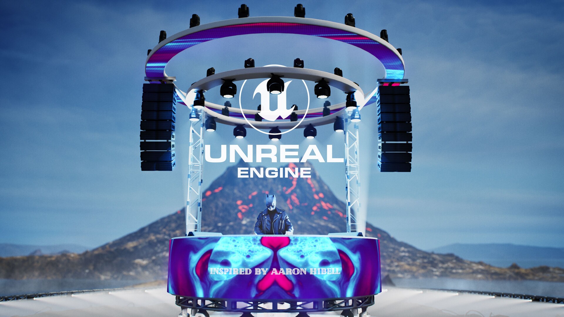 ArtStation - DMX in UE5. Virtual scene