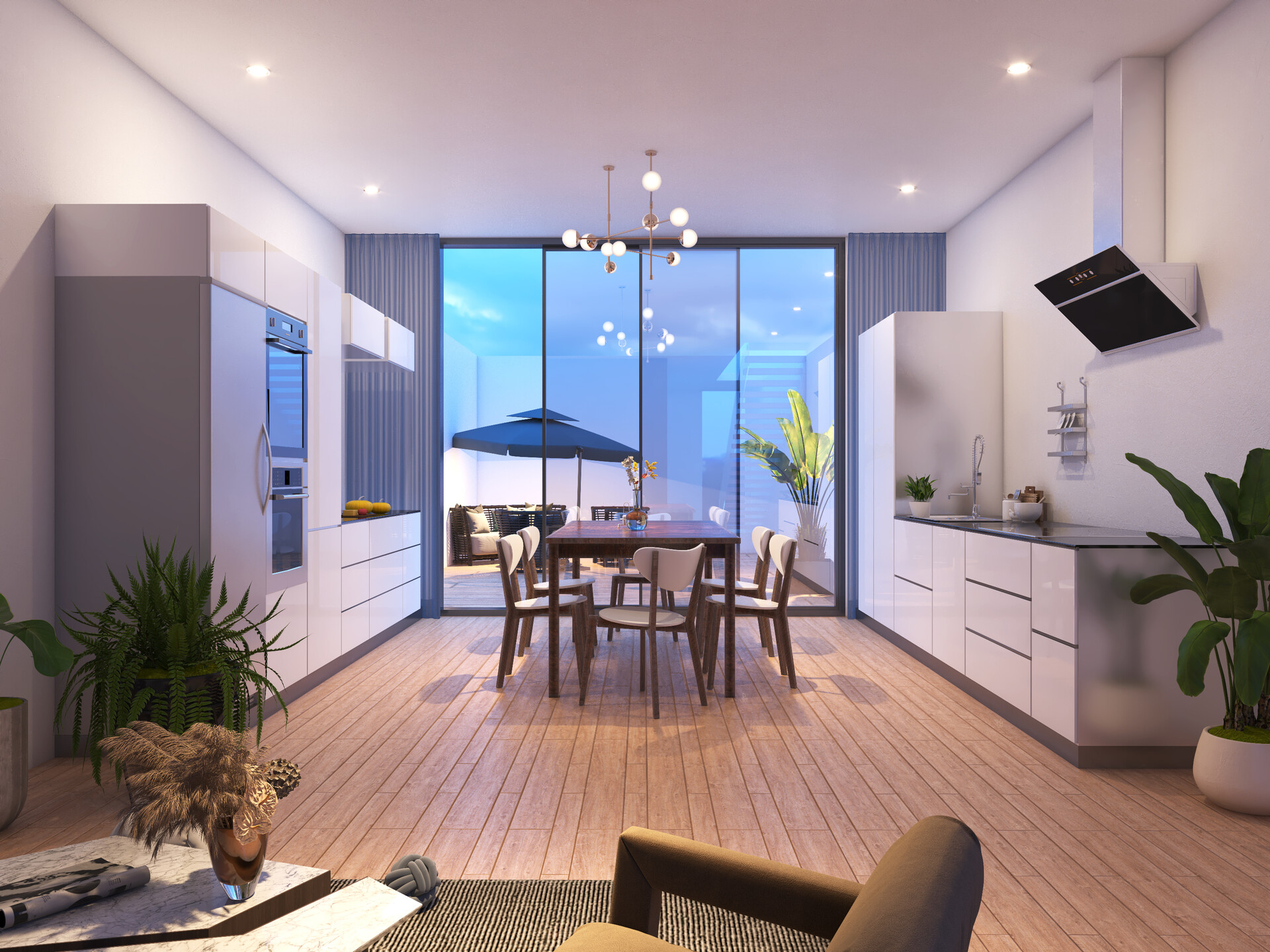 ArtStation - Apartment Interior Design and Rendering