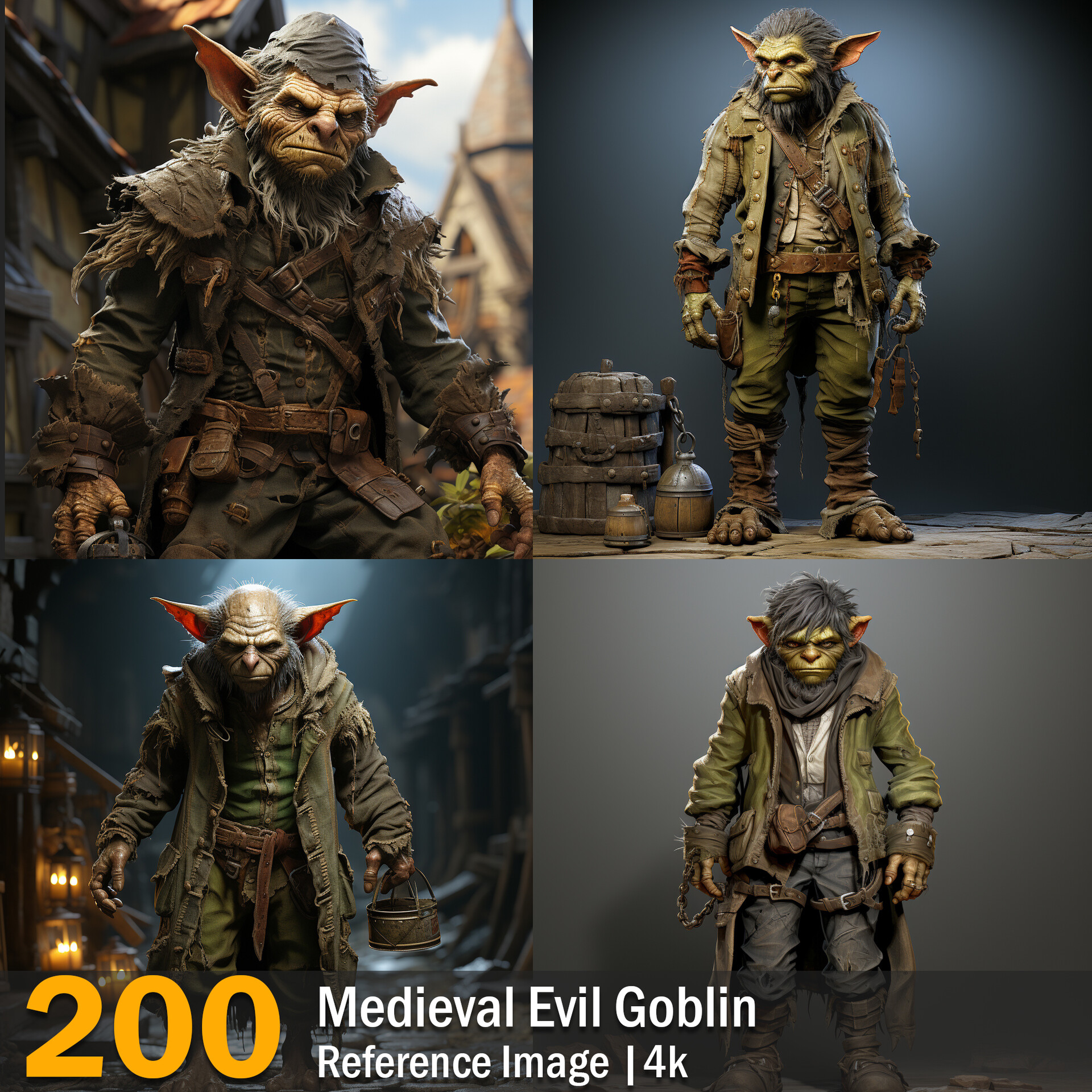 ArtStation - Medieval Evil Goblin | Reference Images | 4K