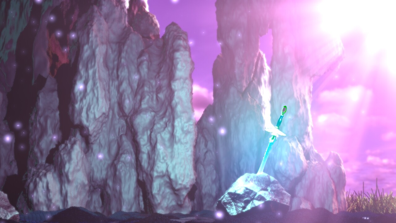 ArtStation - Pull The Sword, Ethereal Cave