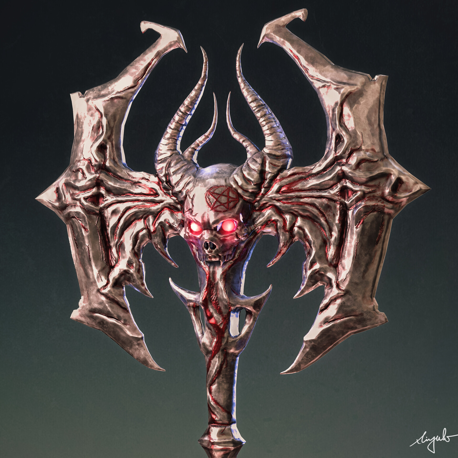 ArtStation - Dark Axe 3D.
