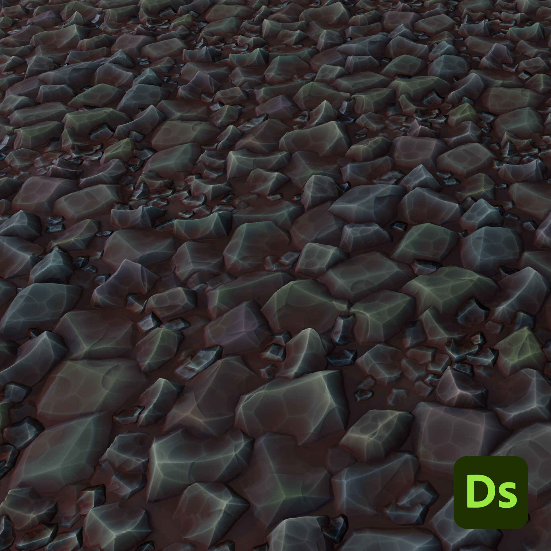 ArtStation - Sylized Rocks