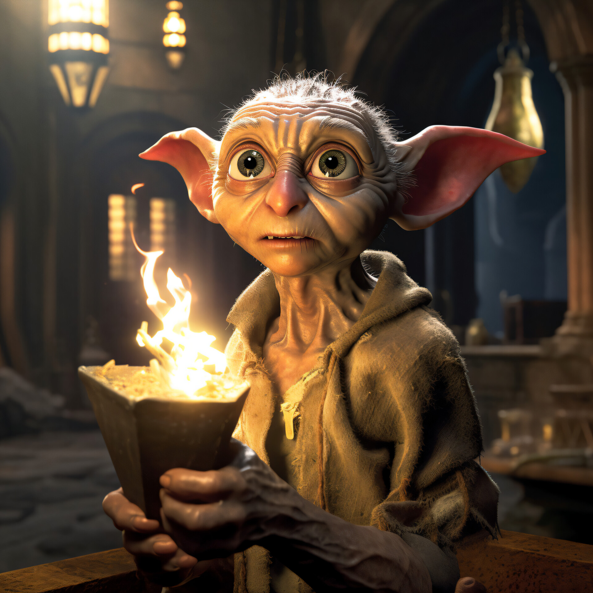 ArtStation - Goblin "Dobby" Realistic 3D Game Character