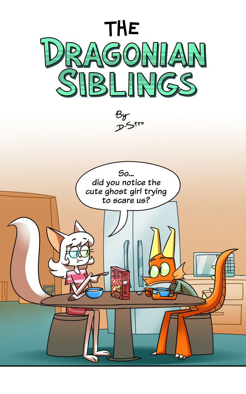 ArtStation - Webcomic Panels: "The Dragonian Siblings"