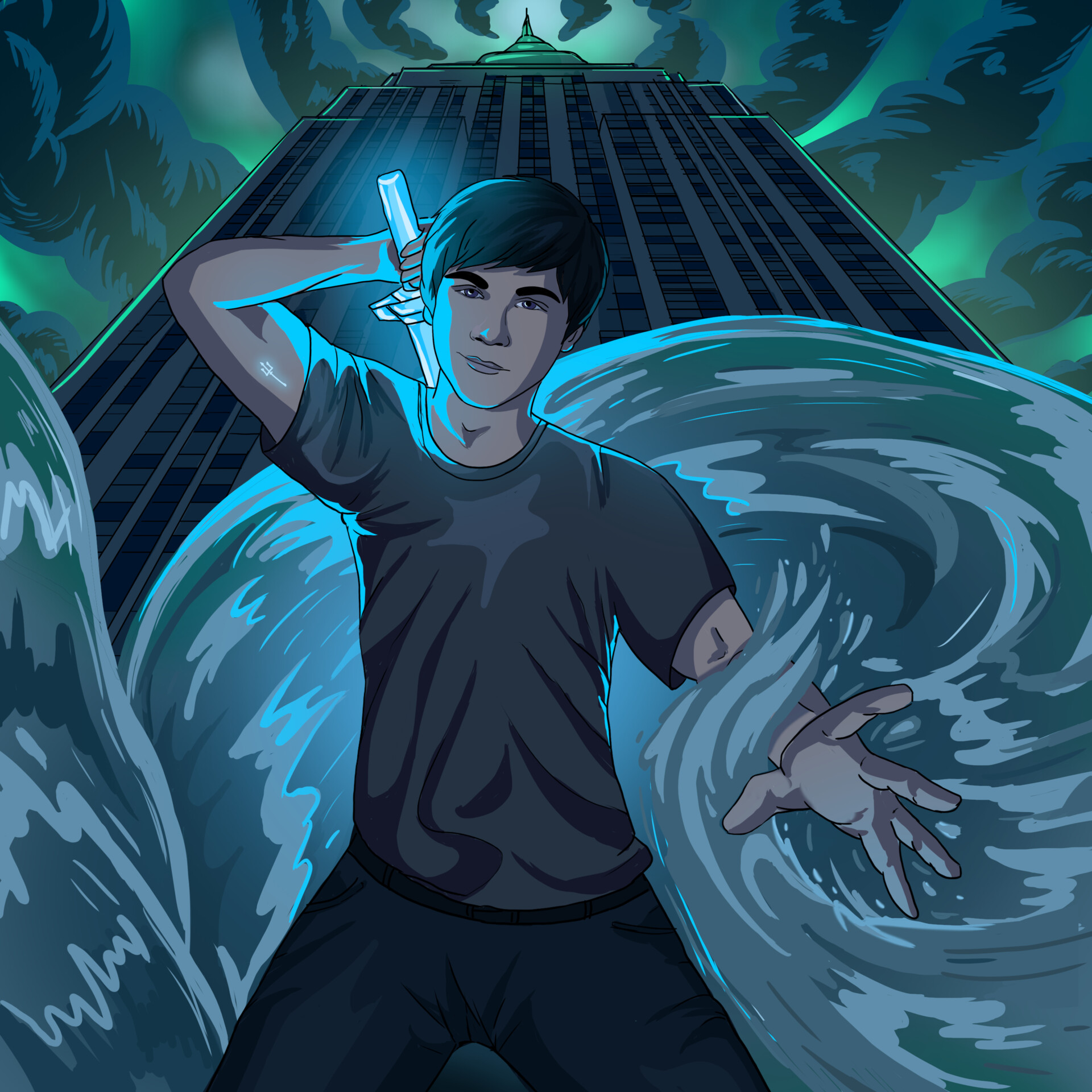 ArtStation - Percy Jackson (Logan Lerman)