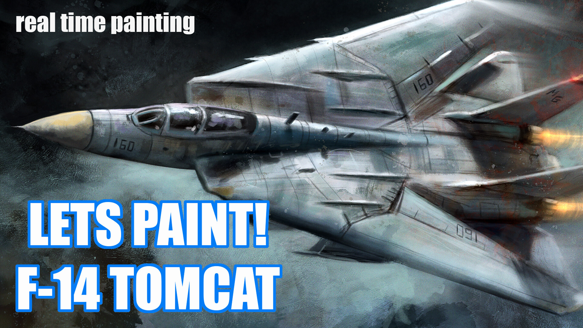 ArtStation - f-14 tomcat paint along!