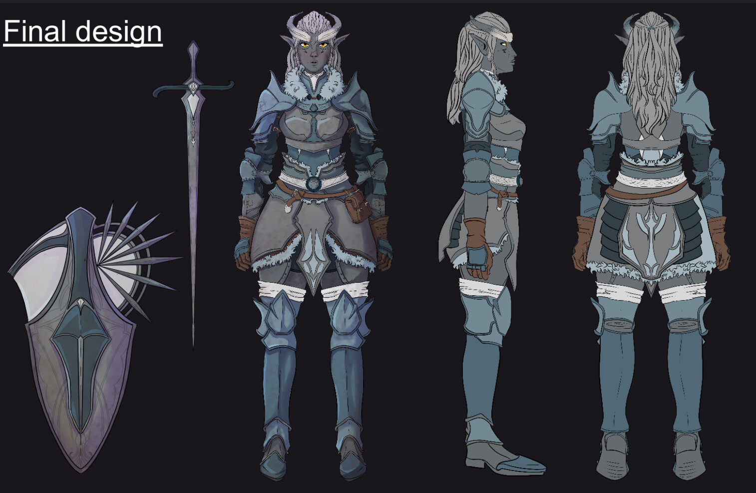 ArtStation - Fae Warrior Character creation process