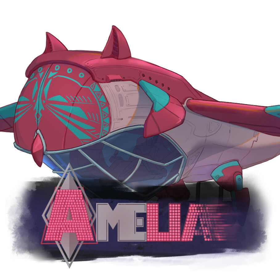 ArtStation - Amelia: Plane Form