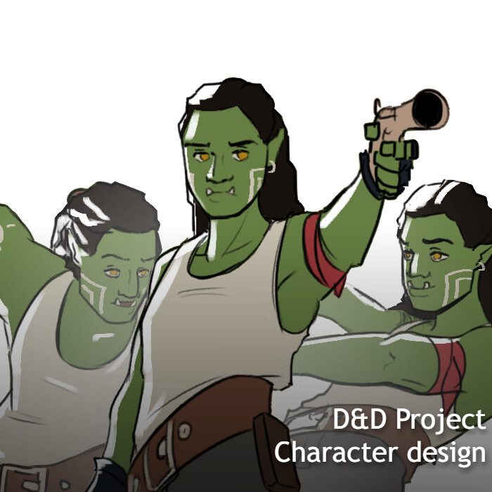Roki Roki Dungeons And Dragons Original Character Design
