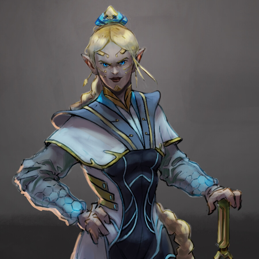 ArtStation - cyber elf