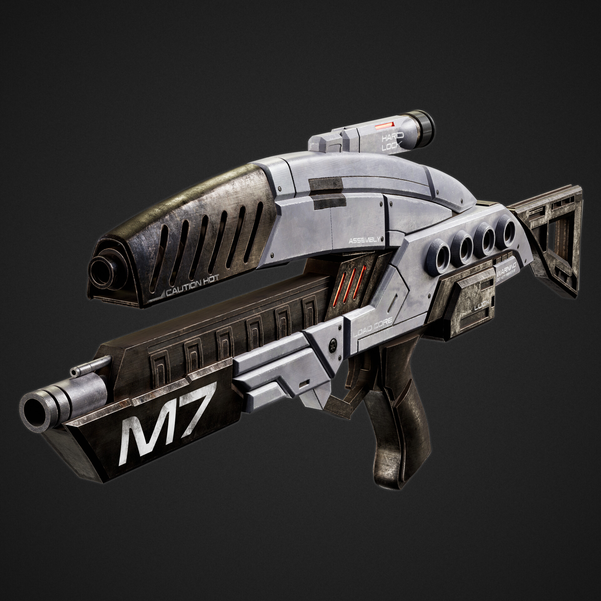 ArtStation - M-7 Lancer (Mass Effect Fan Art)