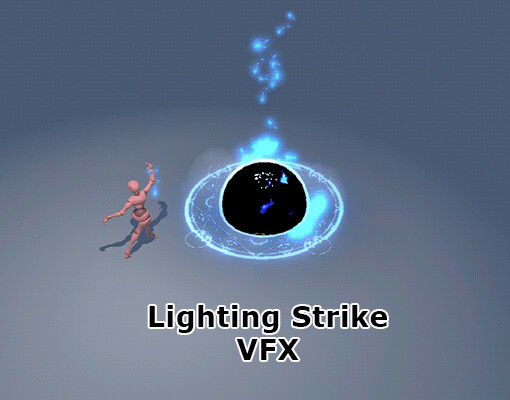 ArtStation - Lightning Strike Spell | Unity Test VFX