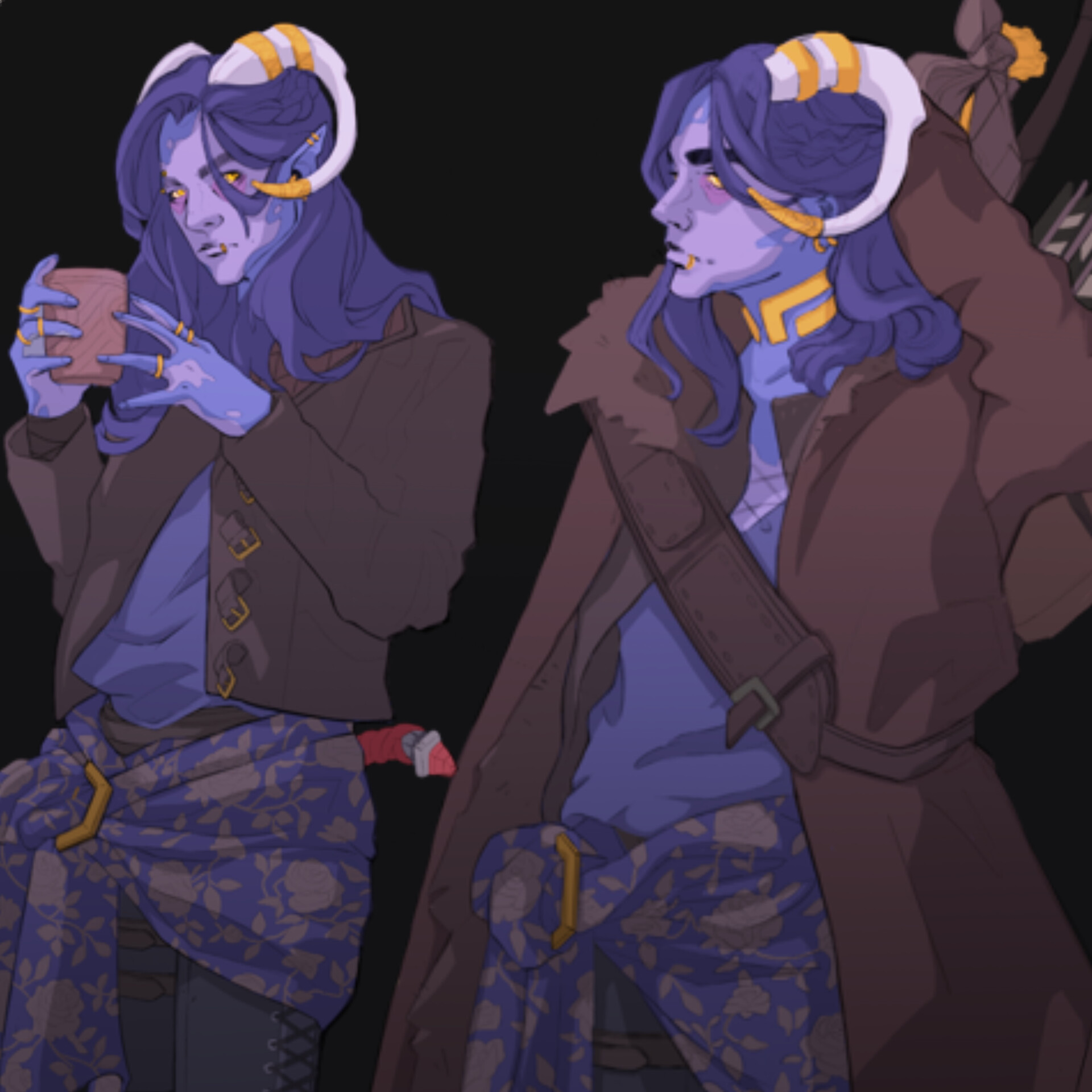 Sophie North - “Vel” - Character Reference Sheet (With Pull Out Details)