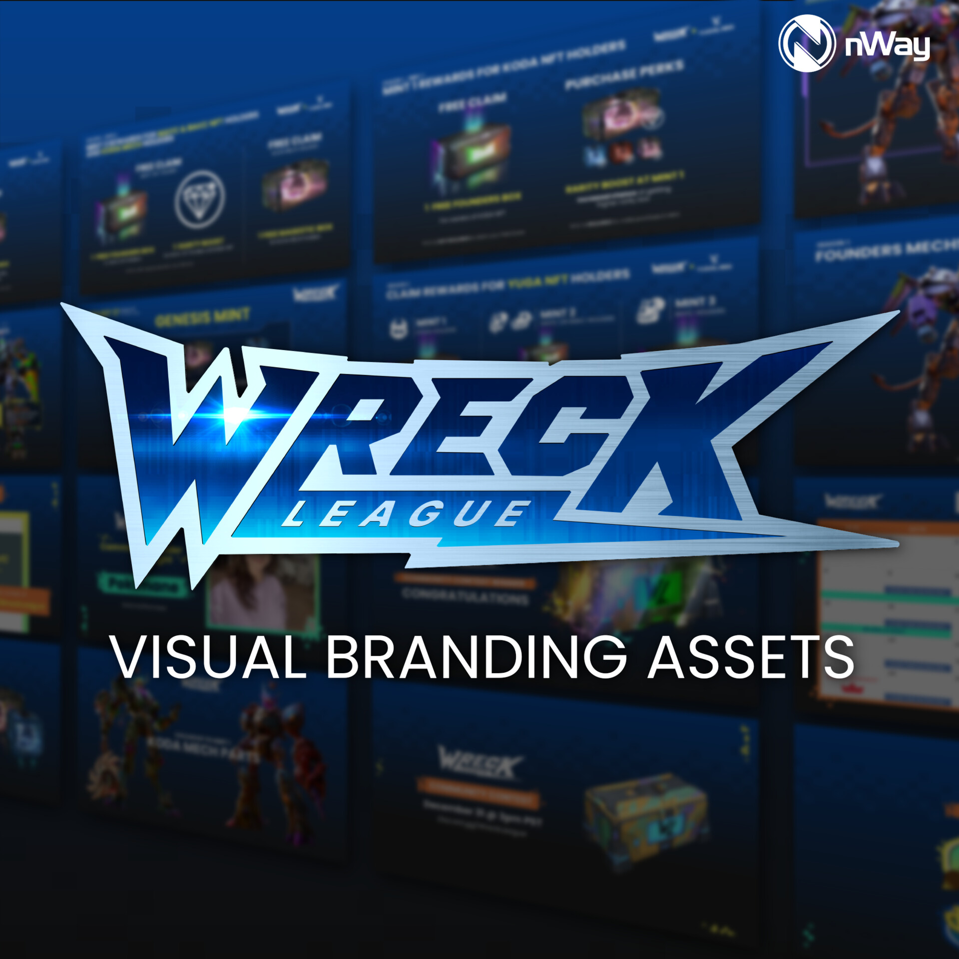 Kristi Liu - Wreck League Visual Branding Assets