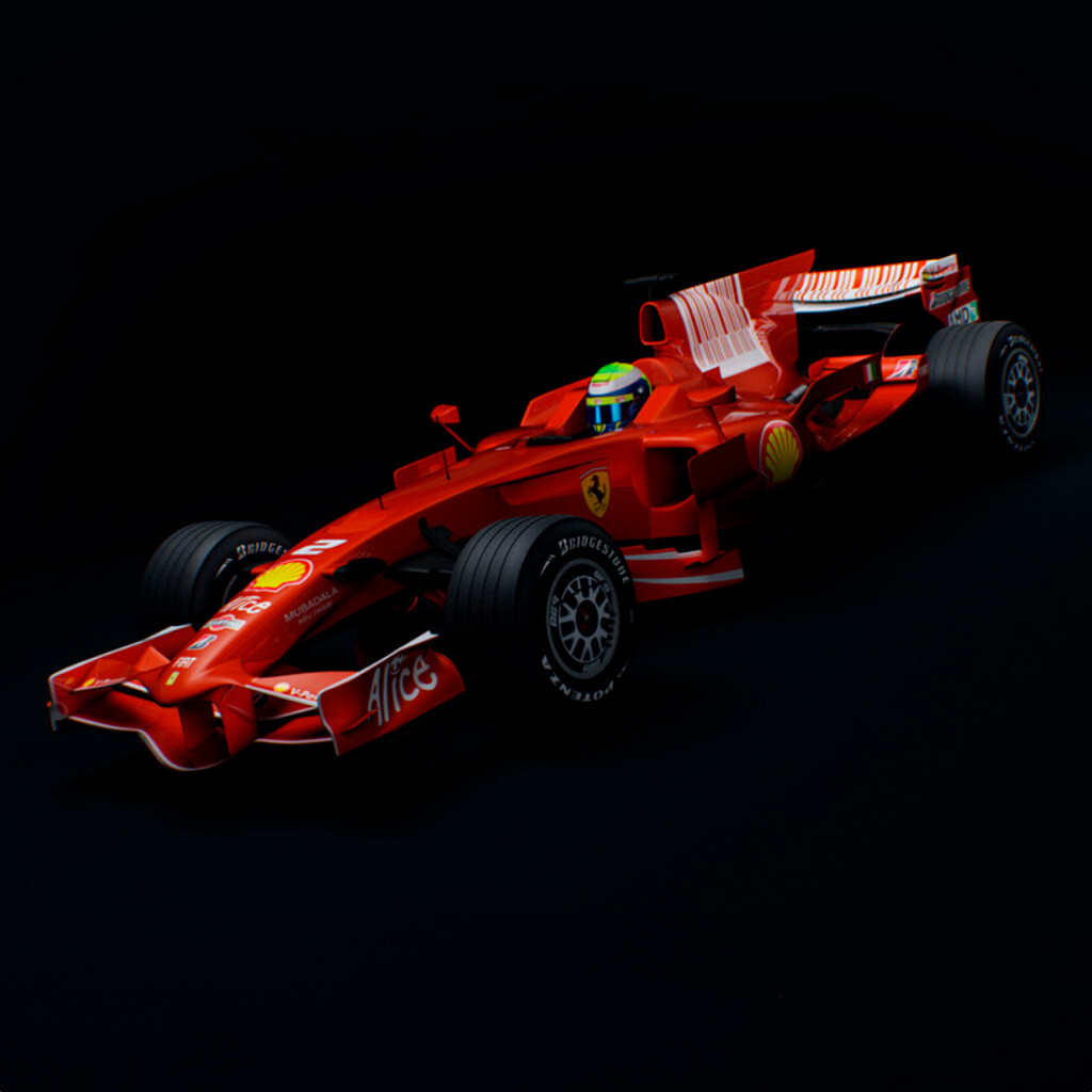 ArtStation - Ferrari F1 F2008