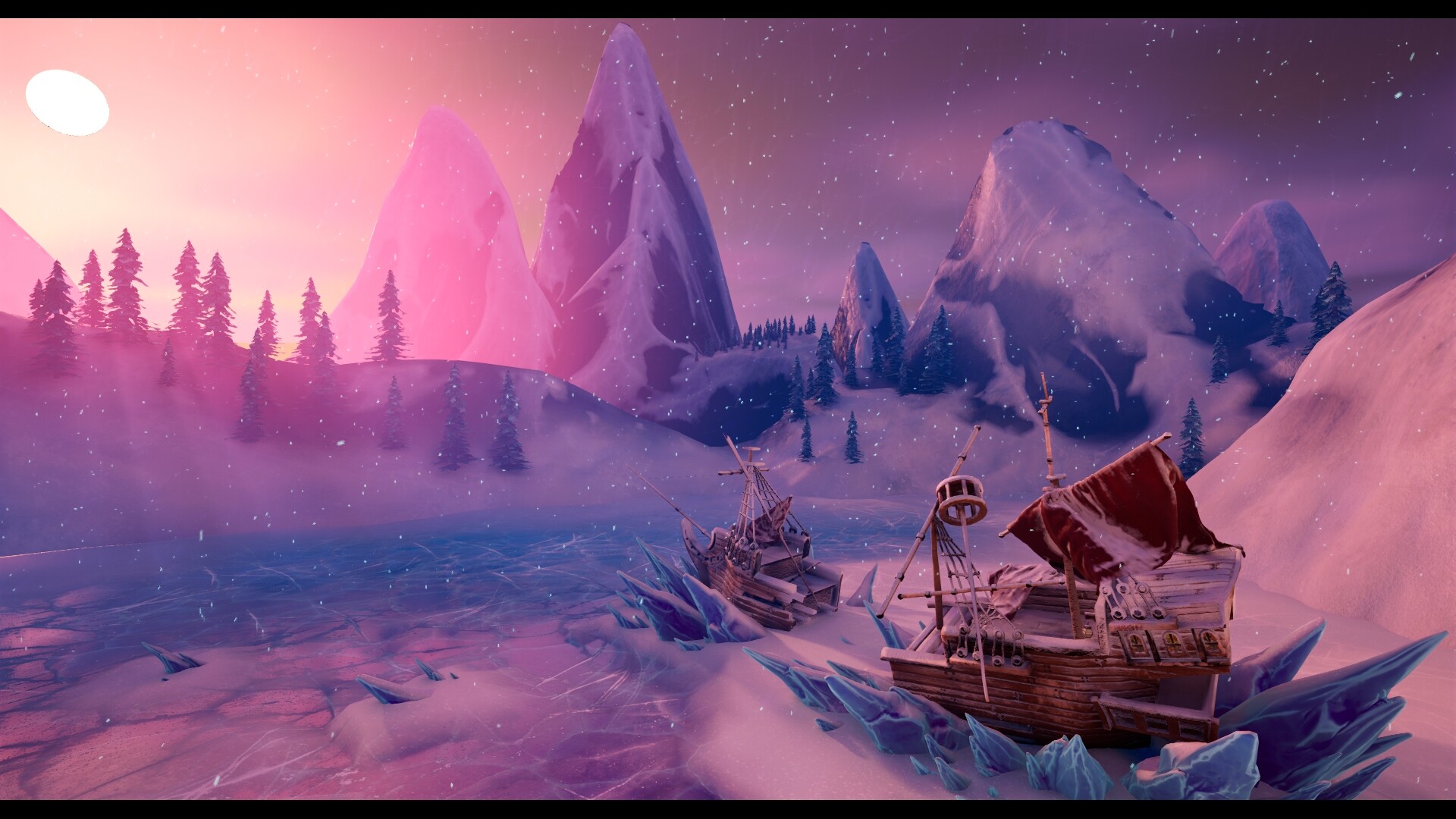 ArtStation - Frozen Shipwreck