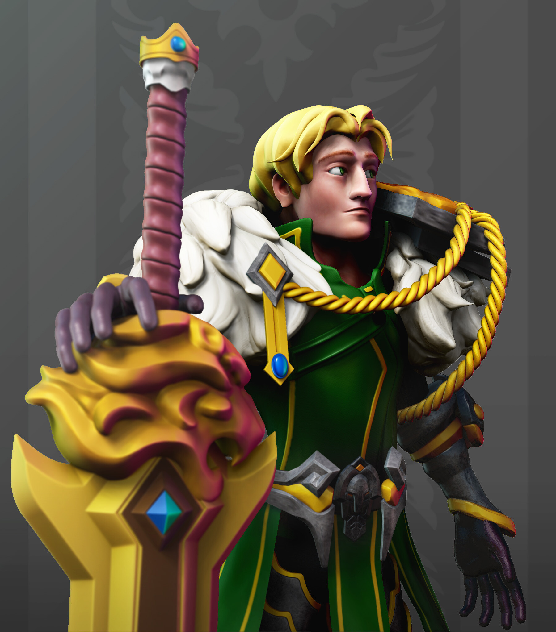 ArtStation - Cartoonish Knight