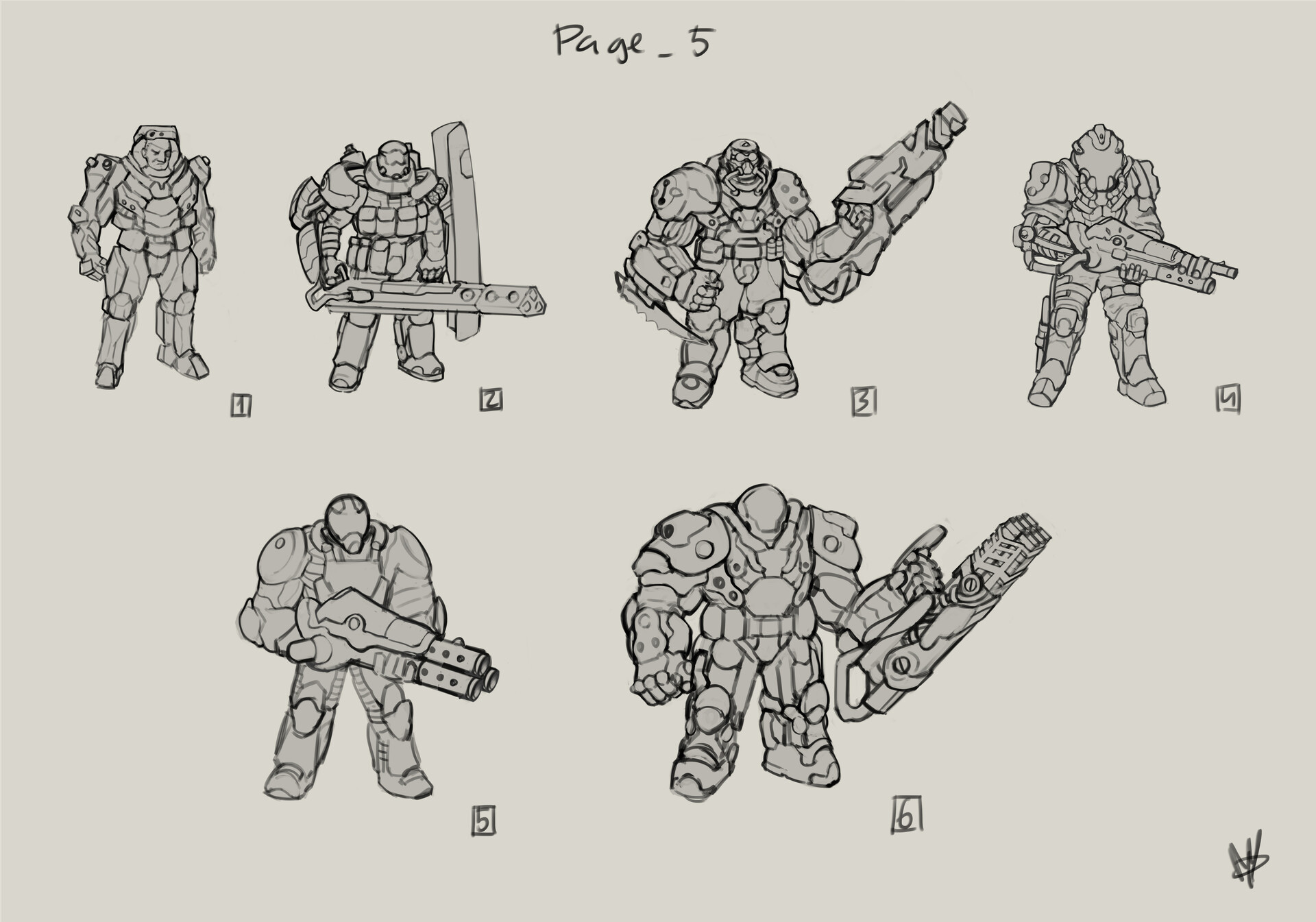 ArtStation - Quick Sketches Pack* Character design, practice*