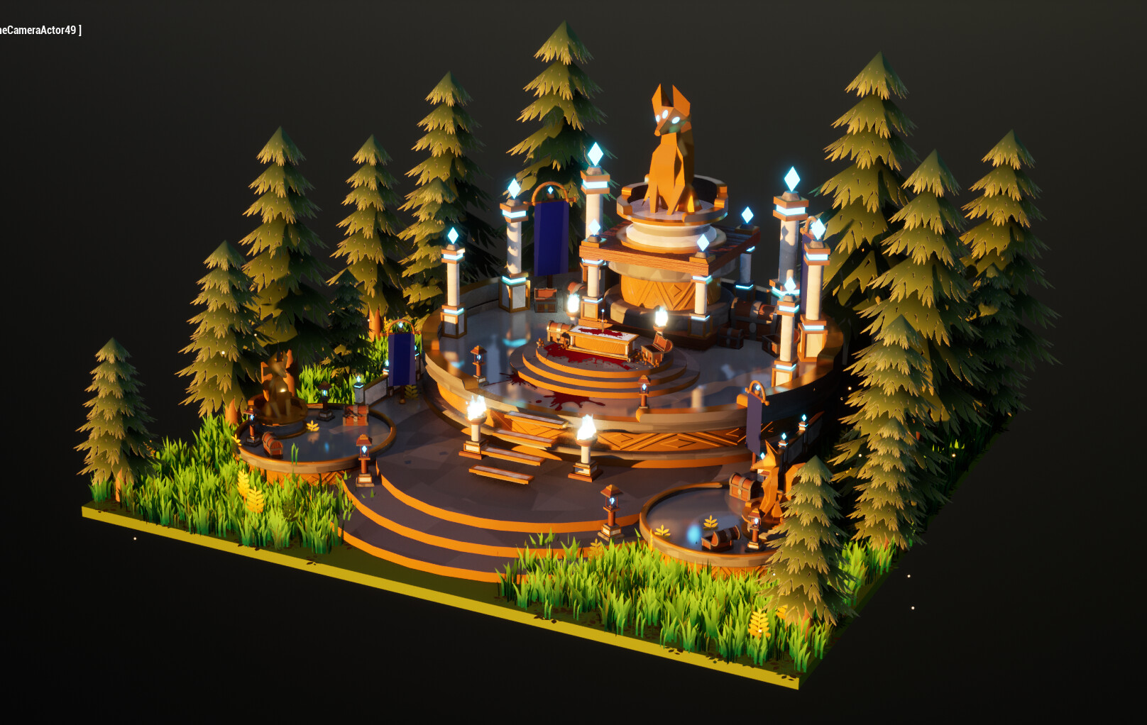 ArtStation - Styalized Enviroment/Trimsheet Practice